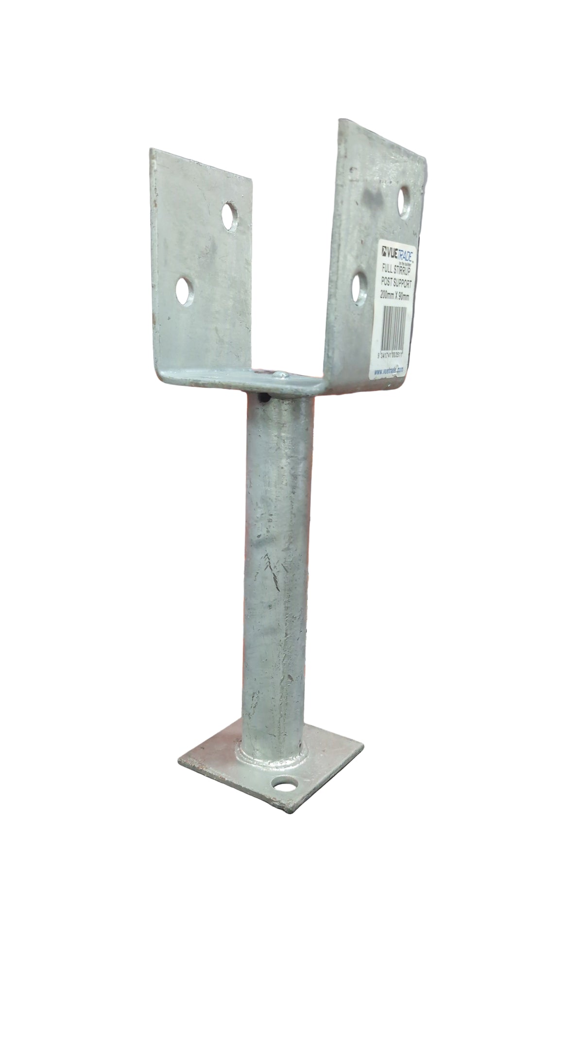 (Hardware) 200mm x 90mm Full Stirrup post support — Advanced Timber ...